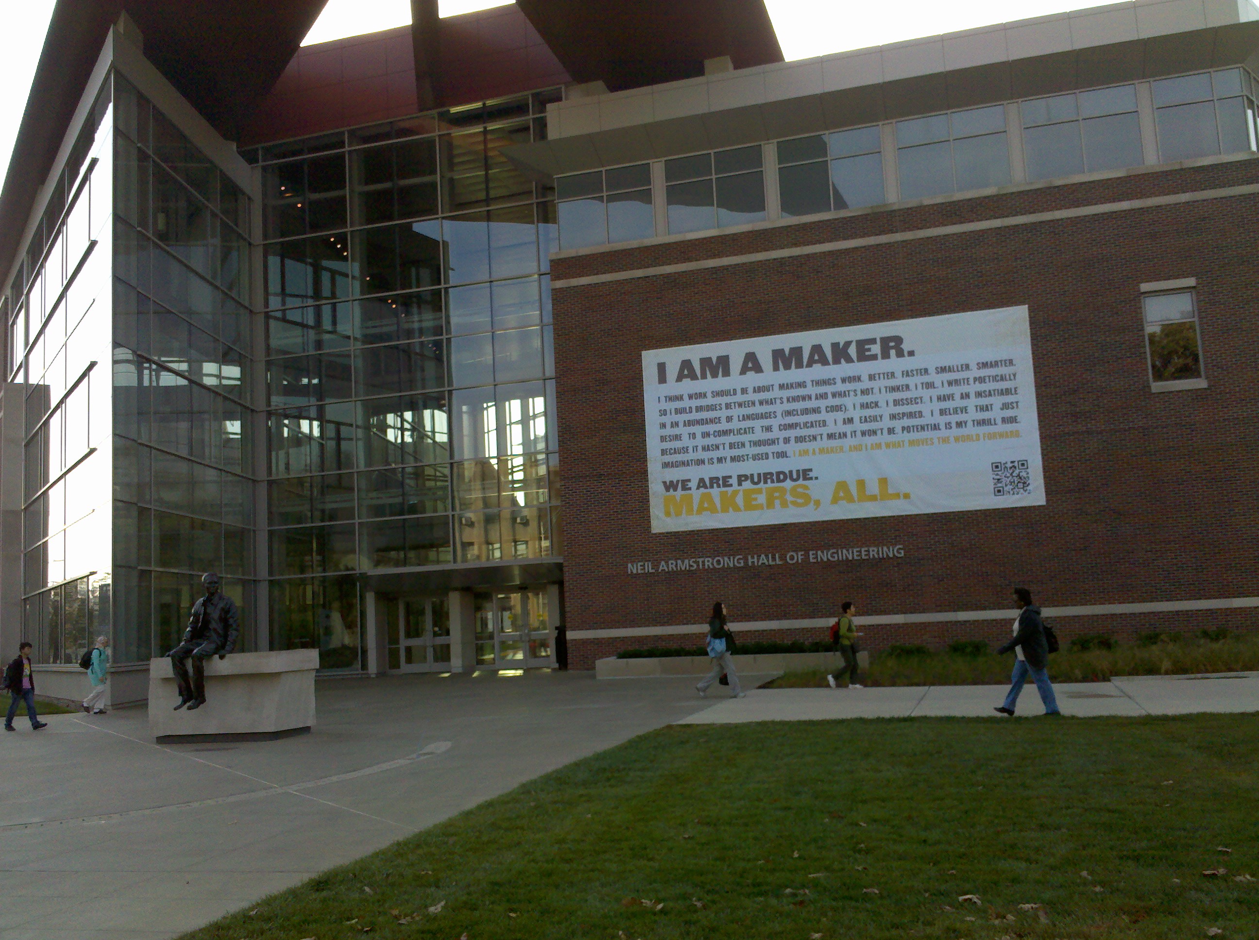 Armstrong Hall, Purdue University - Bald Engineer