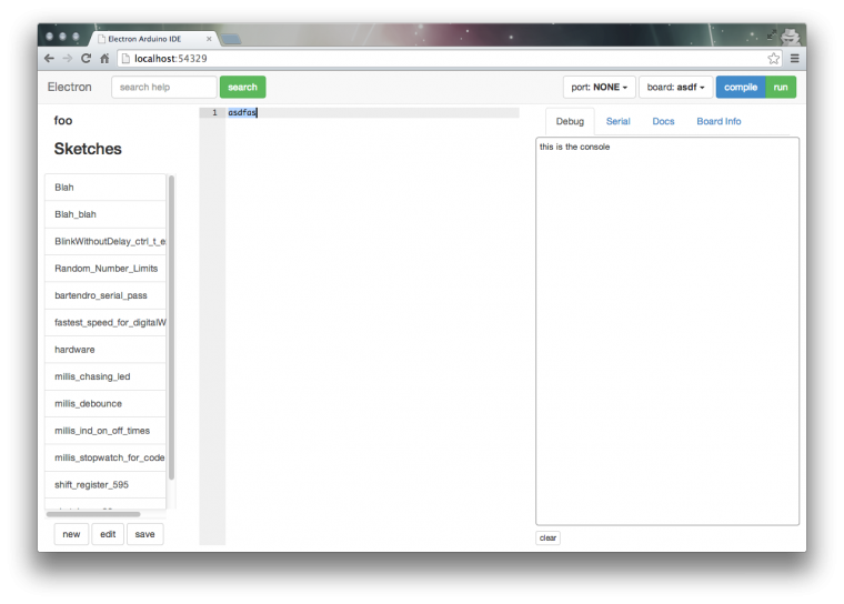 First Impressions of Electron, a new Node.js IDE for Arduino - Bald ...