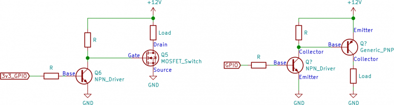 Low side vs. High side transistor switch - Bald Engineer