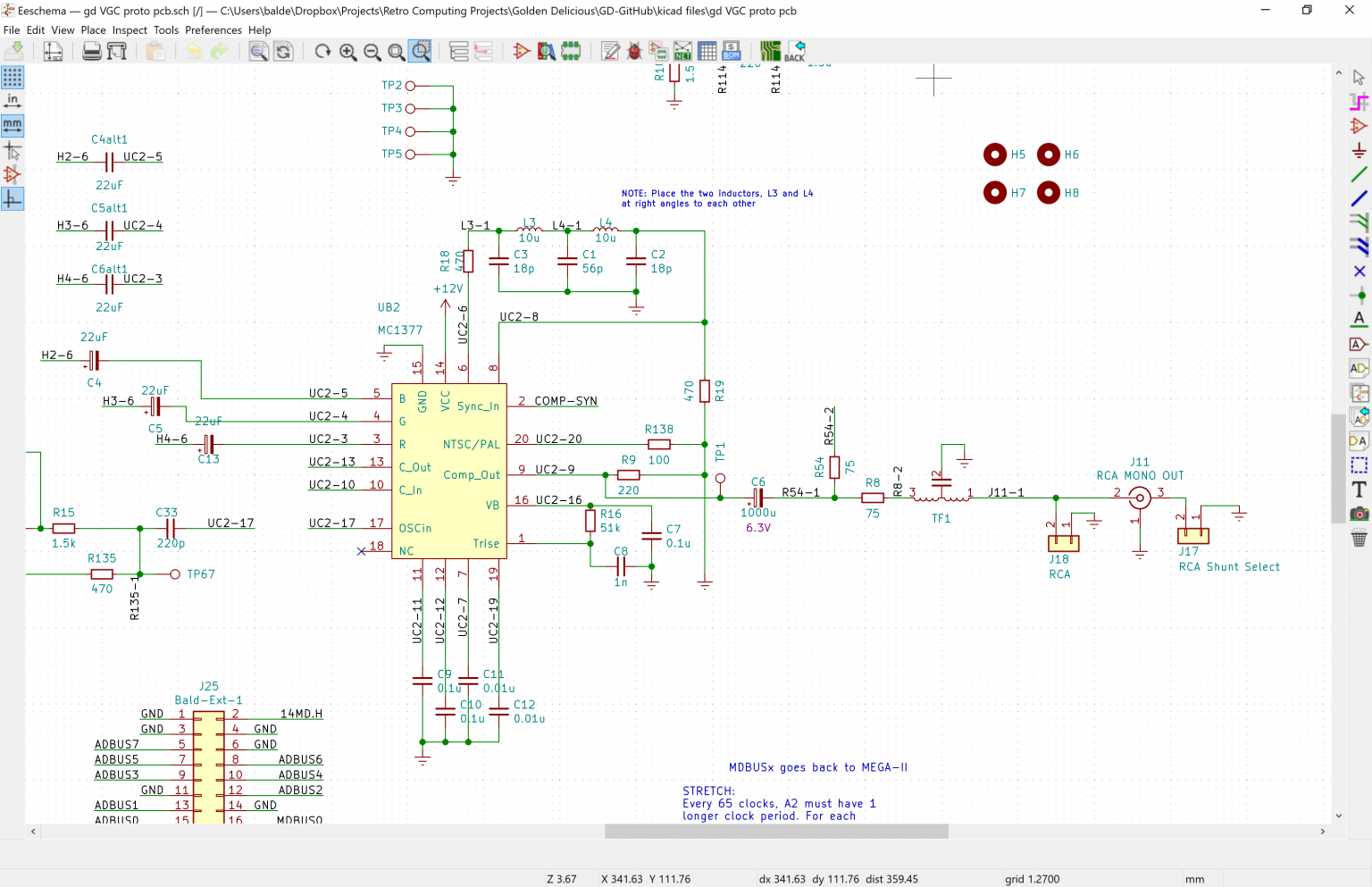 mc1377 based composite/sync circuit - Bald Engineer